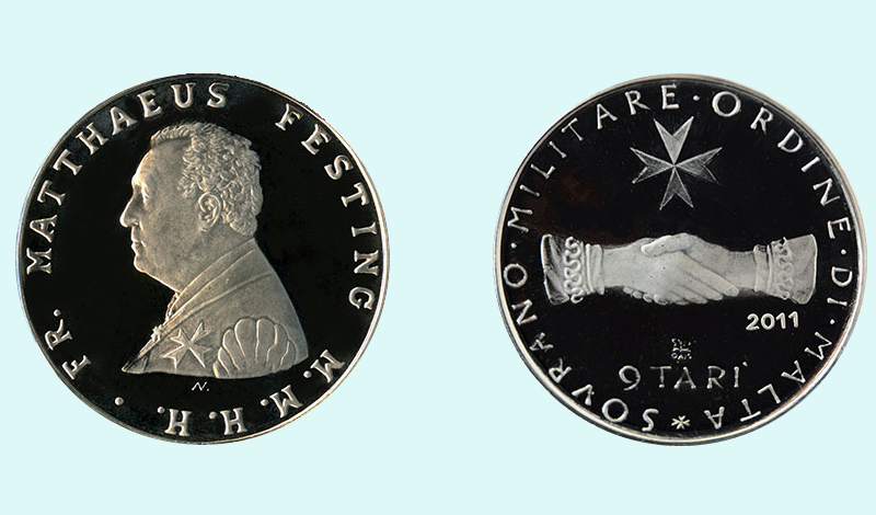 9 Tari Silver Coin - Poste Magistrali 9 Tari Silver Coin - Poste Magistrali