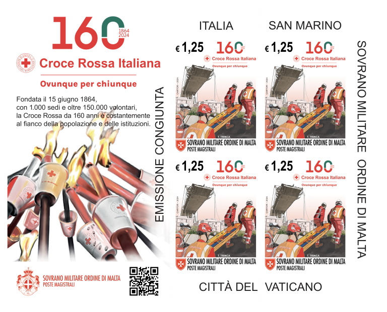 Croce Rossa Italiana, nel 160° anniversario della fondazione (emissione ...